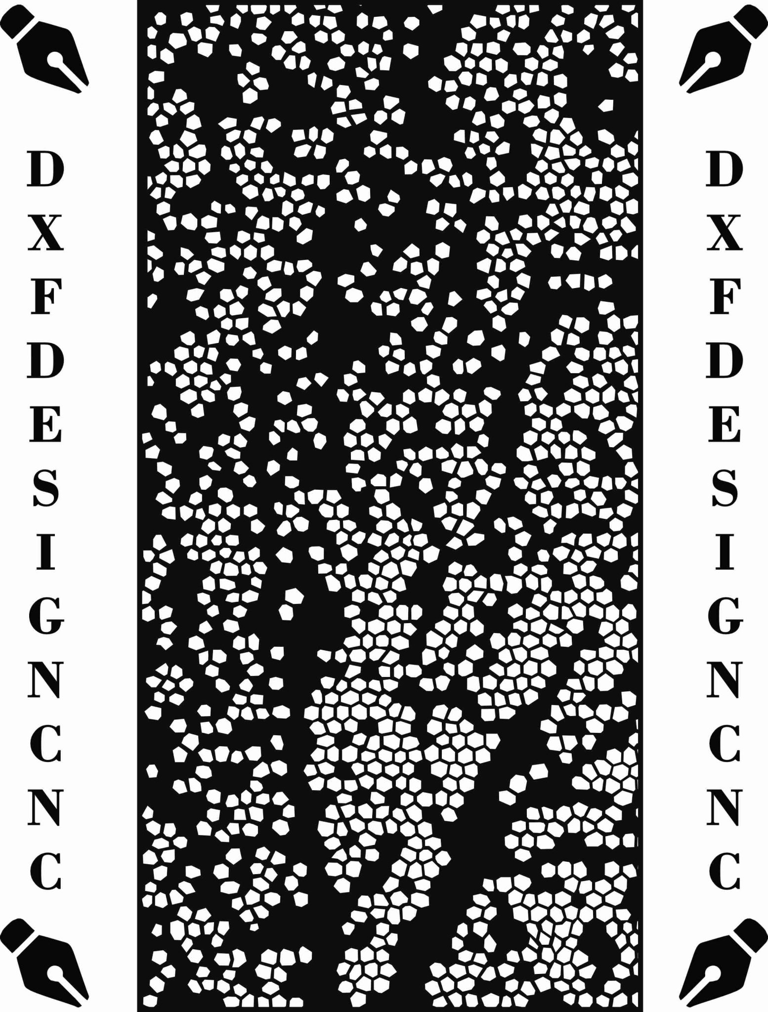 Geometric Panel Design – Vector File (AI, CDR, DXF, JPEG) for CNC Laser ...