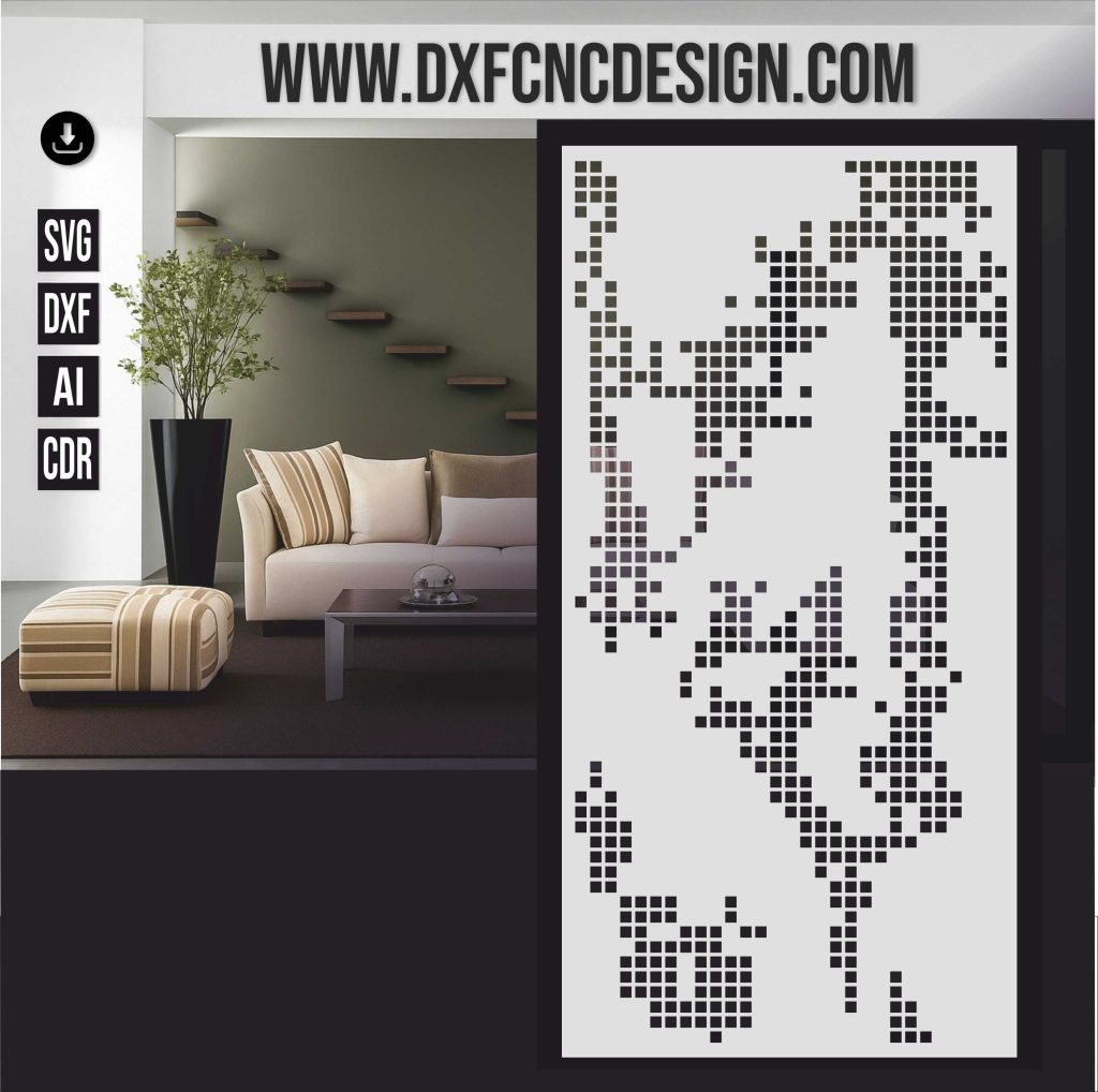 Geometric Panel Design – Vector File (AI, CDR, DXF, JPEG) for CNC Laser ...